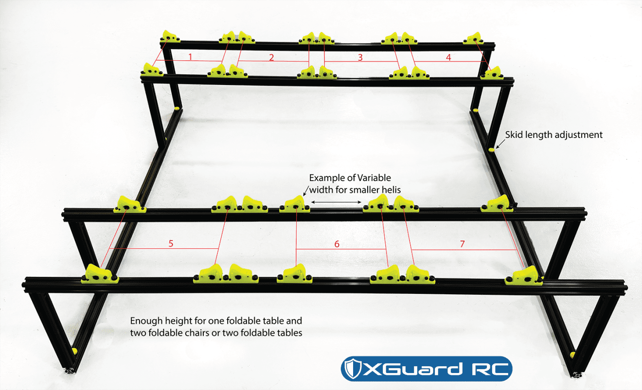 16 inch (400mm) T-Slot Extrusion Stand with hardware. (Height fits 3 ...