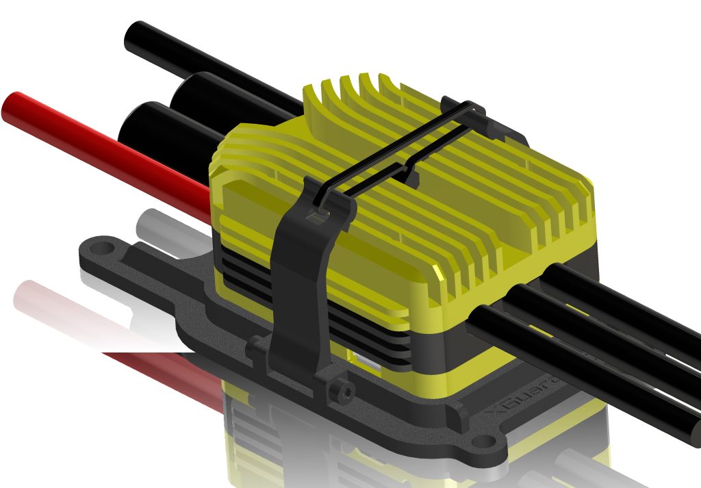 Scorpion Tribunus II 300A Lightweight ESC Mount with swiveling snap-on ...